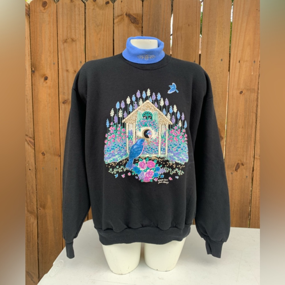 Vintage 80-90s Gopher Sport Turtleneck Sweatshirt Siz… - Gem